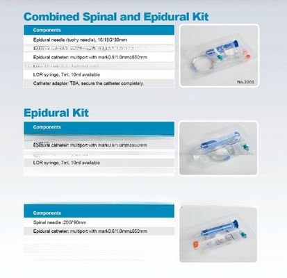 Class I Disposable Anesthesia Epidural Kit for Injection Puncture